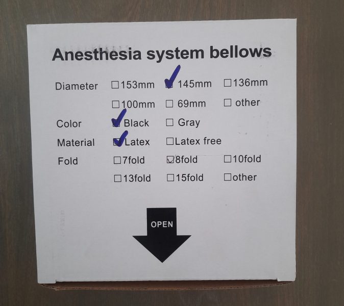 بلوز ماشین بیهوشی Anesthesia system bellows - ارغوان مد